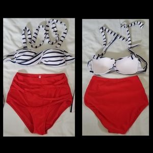 Swim | Vtg Inspired Pinup Girl 2 Pc Swimsuit | Poshmark